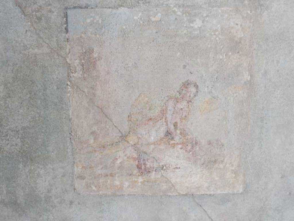 V.4.a Pompeii. May 2015. Wall painting of Pyramus and Thisbe, from west wall of summer ...